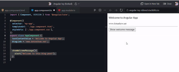 Angular Data Binding Synchronizing Pages With Application State